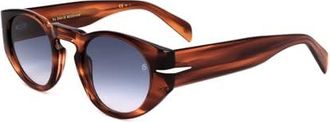 David Beckham Db 7033/s EX4/08 BROWN HORN Sunglasses Mens Acetate, Standard, 48