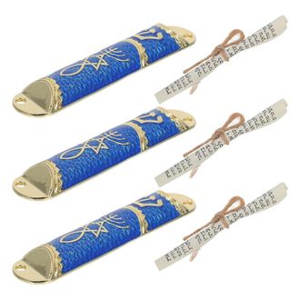 Artibetter TOYANDONA 3 St&uuml;ck Messianische T&uuml;rrolle Metallgeh&auml;use 106cm mit Schriftrolle Hebr&auml;ische T&uuml;rdekoration f&uuml;r J&uuml;dische Haussegnung und Chanukka Geschenk