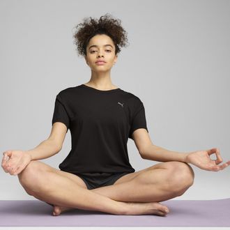 Puma MOVE CLOUDSPUN Loose Fit T-Shirt Damen, Kleidung, Schwarz, 3XL