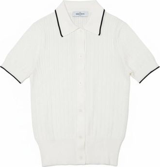 Gran Sasso 57225 Polo Shirt - - Tops - Damen - Wei&szlig; - L