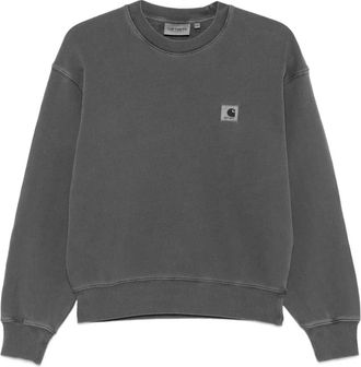 Carhartt Work in Progress sweat en coton à logo - Gris