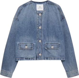 Anine Bing Femme, Vestes, Bleu, Taille: 40 FR Denim Jacket