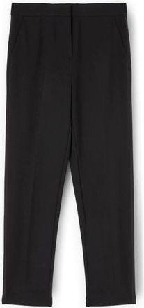 Motivi Femme, Pantalons, Noir, Taille: 46 FR Pantalon Cigarette avec Bande Lat&eacute;rale