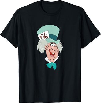 Disney Alice im Wunderland Mad Hatter Big Face T-Shirt