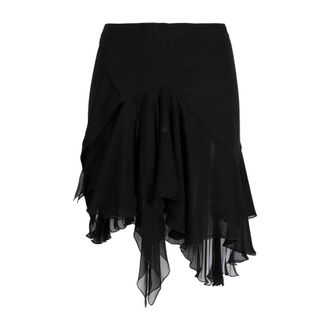 Versace Eleganter schwarzer Rock - - Skirts - Damen - Schwarzk - S