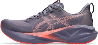 Asics Herren NOVABLAST 5 Laufschuhe, Graues Lila/Korallenriff, 15