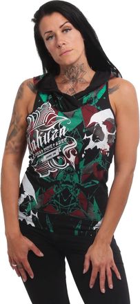 Yakuza Damen L.S.D. Hooded Tanktop, Schwarz,XS