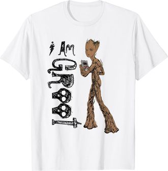 MARVEL Avengers Infinity War I Am Teenage Groot T-Shirt