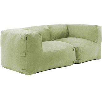 Oviala Salon de jardin modulable avec 2 fauteuils dangle vert cactus - Mixi