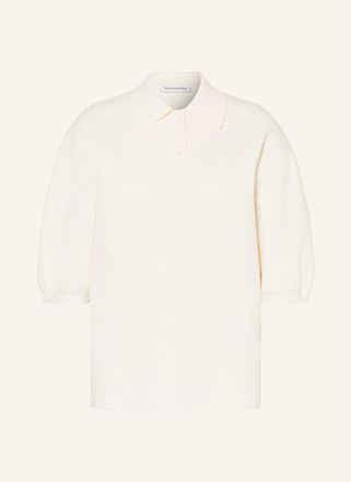 Frankie Shop Strick-Poloshirt Nola weiss
