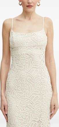 Bardot Midikleid mit Muster - Nude