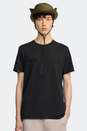 Canada Goose Emersen T-Shirt mit Rundhals-ausschnitt und Stickerei