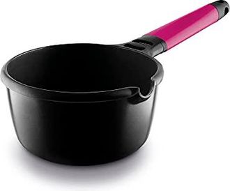 Fundix F14-IZ16 Stielkasserolle Induktion Griff Magenta 16 cm