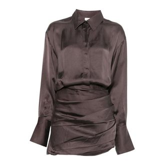 Andamane Shirt Robes - Femme - Robes - Violet - Taille: 38 FR