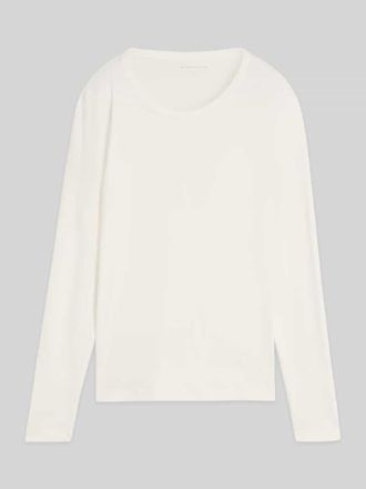 Tom Tailor Regular Fit Langarmshirt aus reiner Baumwolle