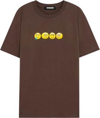 Barrow Barrow, unisex, Tops, Brun, Taille: S T-shirt en jersey