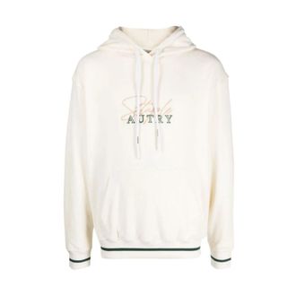 Autry Bestickter Logo-Sweatshirt - - Sweatshirts & Hoodies - Herren - Wei&szlig; - XS