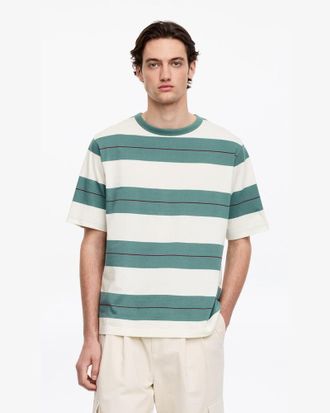 Arket Lockeres T-Shirt Aus Baumwolle -Gr&uuml;n