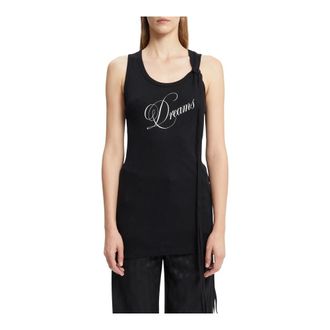 Ann Demeulemeester Seva Standard Tank Top - - Tops - Damen - Schwarzk - L
