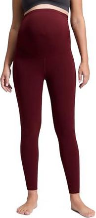 CRZ YOGA Butterluxe Leggings de maternit&eacute; Entra&icirc;nement Yoga Grossesse Pantalonover - 71cm Merlot Rouge 40
