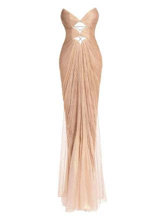 Maria Lucia Hohan Mischa Abendkleid - Nude
