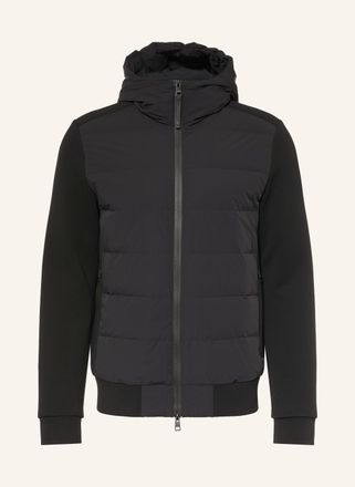 Duno Duno Daunenjacke Im Materialmix schwarz