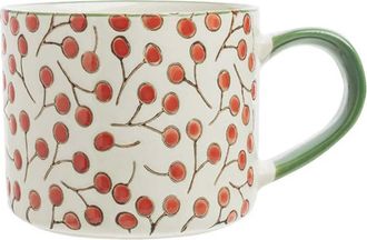 Tranquillo Tasse, Vintage Garden rot, 400ml