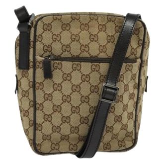 Gucci Pre-owned Toile sacs-gucci - Femme - Pre-owned - Beige - Taille: ONE Size