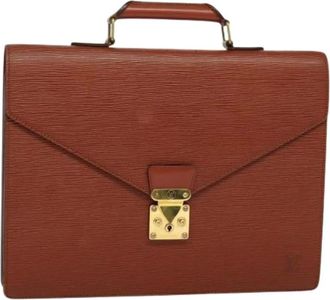 Louis Vuitton Pre-owned Cuir sacs-louis-vuitton - Femme - Pre-owned - Brun - Taille: ONE Size