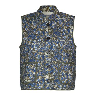 Lollys Laundry Steppweste mit All-Over-Print - - Jackets - Damen - Mehrfarbig - XS