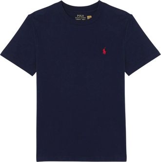 Polo Ralph Lauren T-shirt en jersey de coton - Homme - Tops - Bleu - Taille: XL