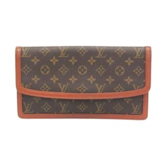 Louis Vuitton Pochette en toile Pre-owned - Femme - Pre-owned - Brun - Taille: ONE Size