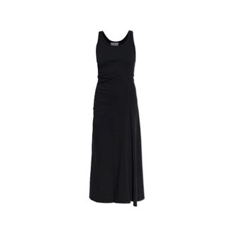 Alexander McQueen Kleid mit gesticktem Logo - - Dresses - Damen - Schwarzk - M