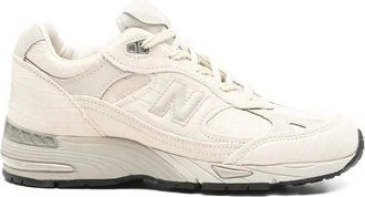 New Balance Femme, Sport, Beige, Taille: 37 EU 991v1 Baskets Effet Crocodile