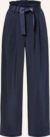 Marc Aurel Marc Aurel Marlenehose Aus Satin blau