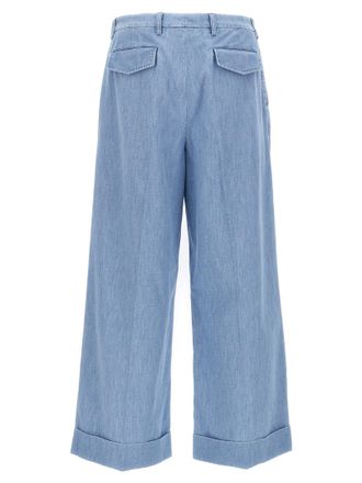 Valentino Garavani Mens Blue Cotton Jeans Denim Clothing