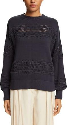 Esprit 034ee1i306 Sweater, 001/Black, M Femme
