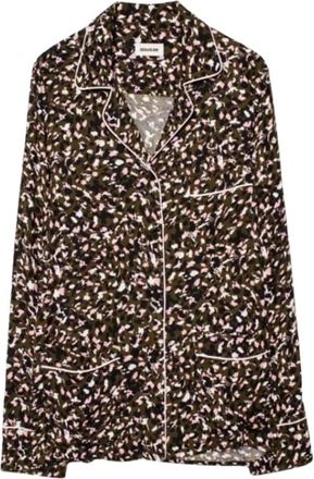 Zadig&Voltaire Femme, Blouses et Chemises, Multicolore, Taille: 44 FR Tyric Sofy Leo Shirt