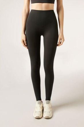 Calzedonia Leggings Sculpt Schwarz