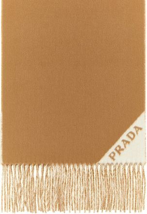 Prada Womens Multicolor Cashmere Scarf
