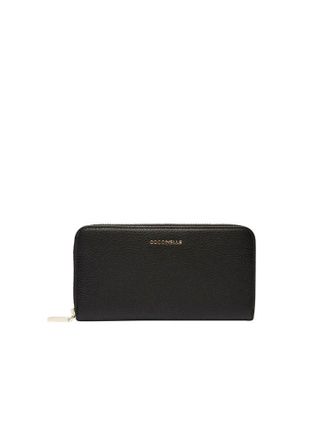 Coccinelle Womens Wallet Black Cowhide Bags