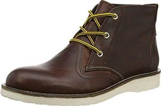 Selected SELECTED Homme Shcharles Leather Boot H Chaussures Bateau, Marron Demitasse, 42 EU