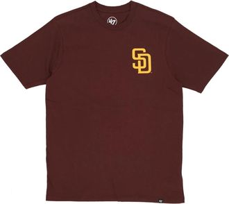 47 Brand Homme, Tops, Brun, Taille: S Backer Echo Tee Sadpad Cocoo T-shirt