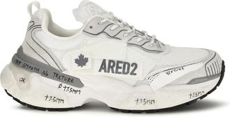 Dsquared2 Baskets Faster - Homme - Chaussures - Blanc - Taille: 41 EU