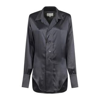 Maison Margiela Femme, Blouses et Chemises, Gris, Taille: 34 FR Chemise &agrave; manches longues