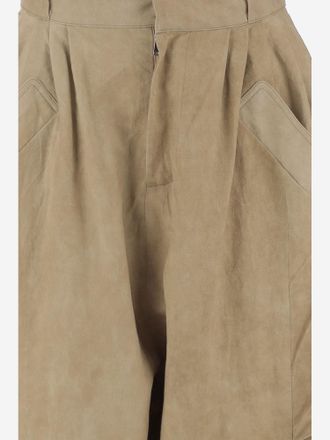 Niccol&ograve; Pasqualetti Womens Jeans Linen-Mix Beige