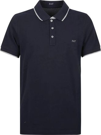 Fay Homme, Tops, Bleu, Taille: L Polo Chemises