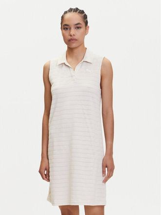Puma Kleid für den Alltag Ess Elevated 685029 Beige Relaxed Fit
