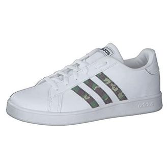 adidas Grand Court K, Baskets Ftwbla Black Carbon, 30 EU, Ftwbla Black Carbon, 30 EU