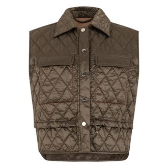 Moorer Gesteppte Weste - - Jackets - Damen - Braun - XS